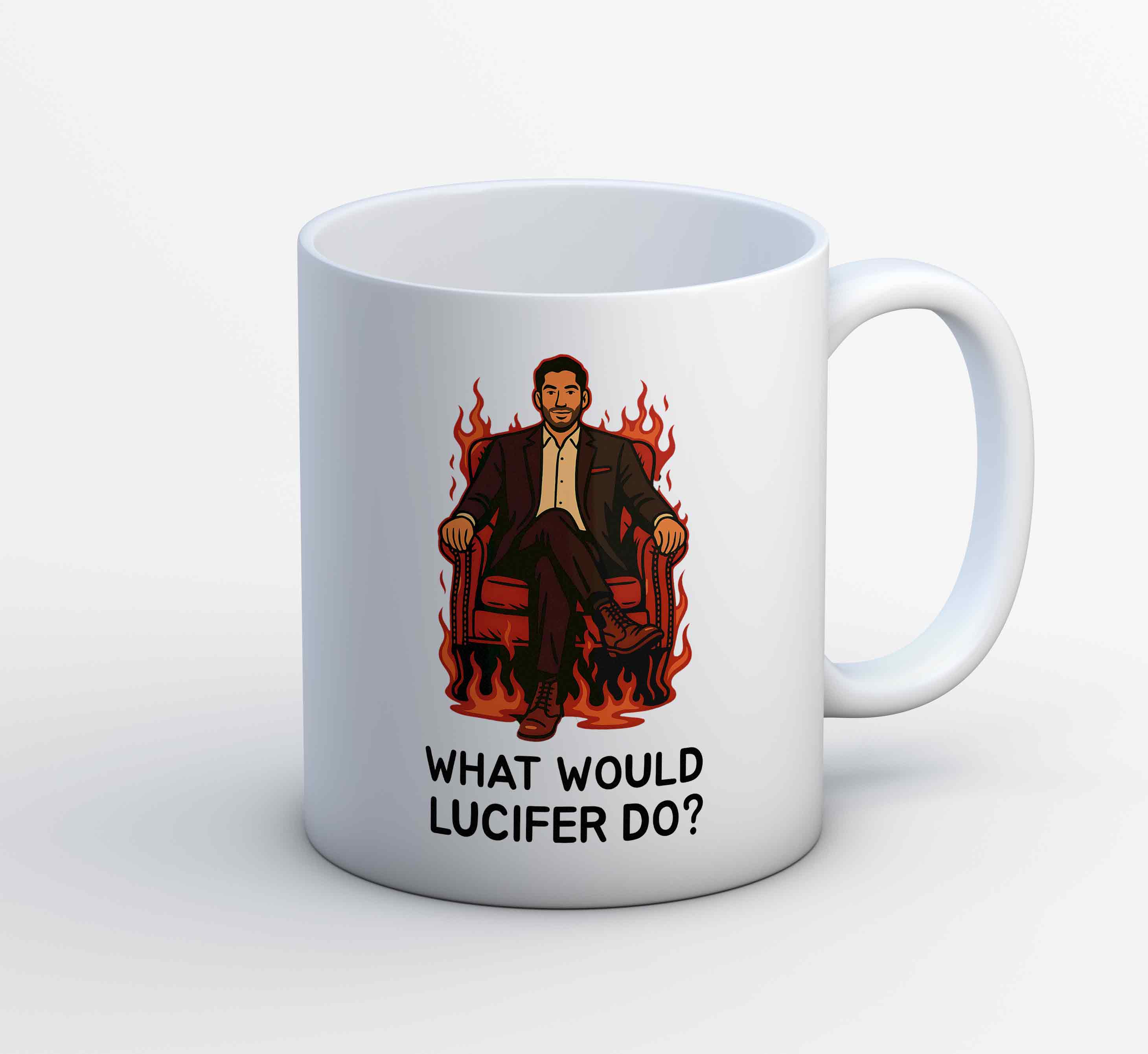 Lucifer Coffee Mugs by The Banyan Tee
