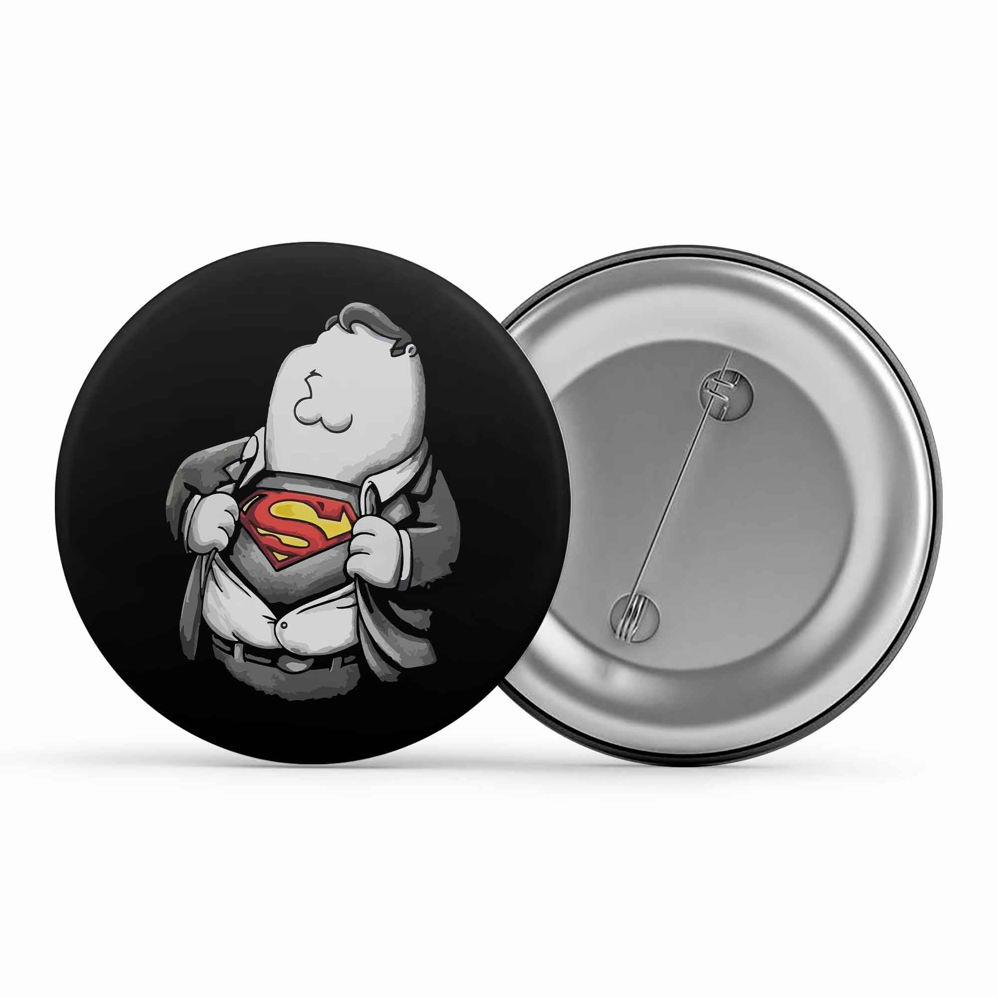 Family Guy Pin Button - Super Guy – The Banyan Tee