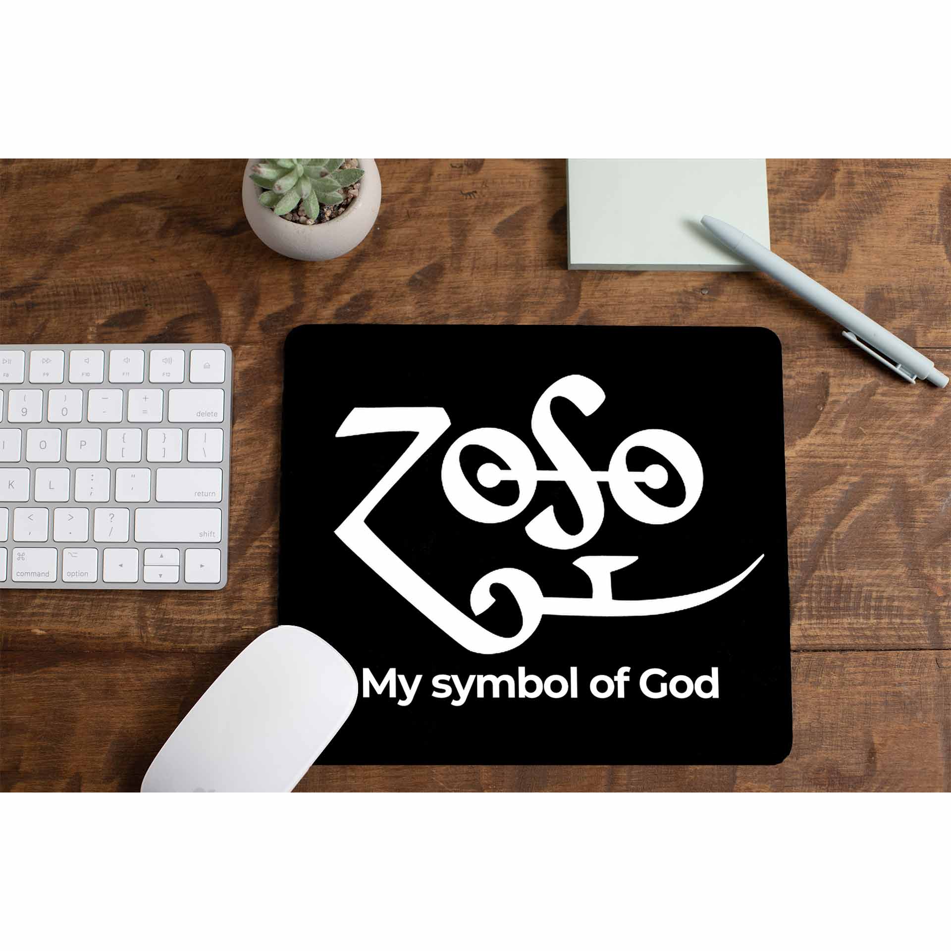 Buy Led Zeppelin Mousepad - My Symbol Of God at 5% OFF 🤑 – The Banyan Tee