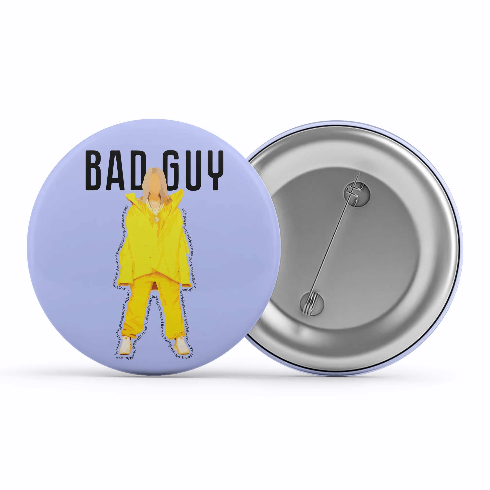 Billie Eilish Inspired Badge - Bad Guy – The Banyan Tee